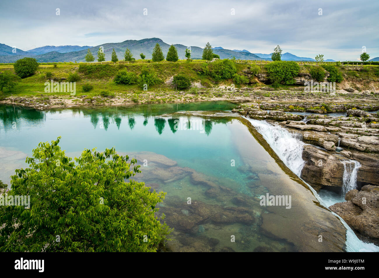 Montenegro, Famous waterfall of river cijevna called niagara falls near ...