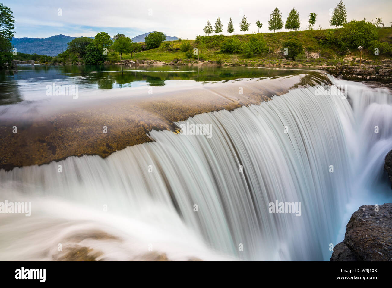 Montenegro, Giant niagara falls of river cijevna after rain near ...