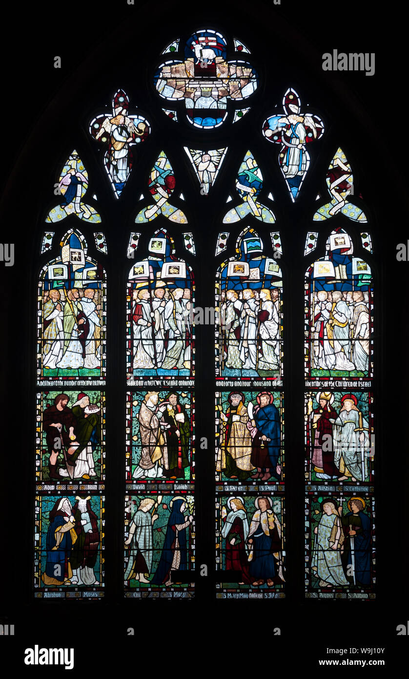 The East Window, All Saints Church, Middleton Cheney, Northamptonshire ...