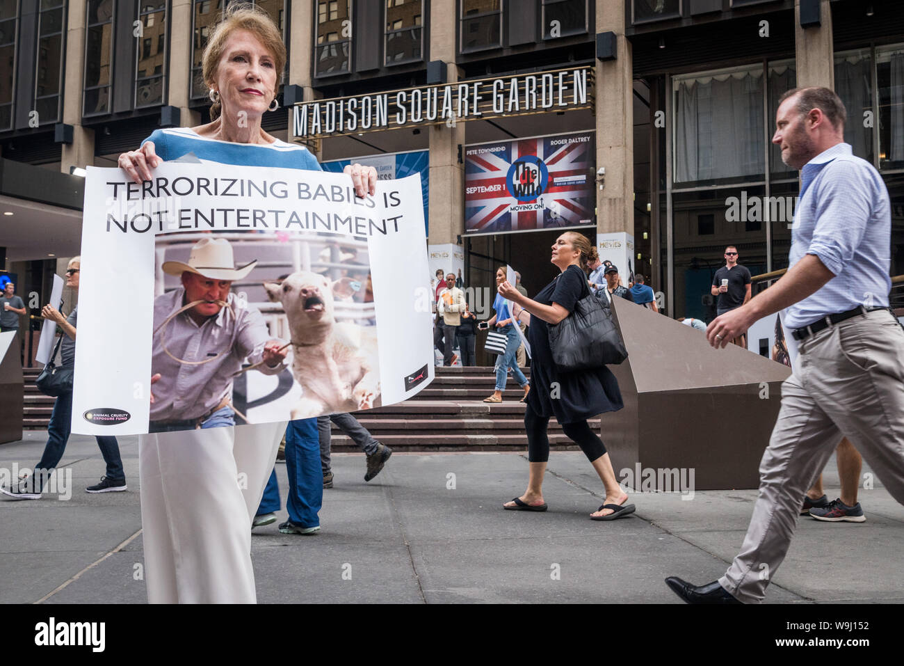New York, United States. 13th Aug, 2019. Animal rights activists ...