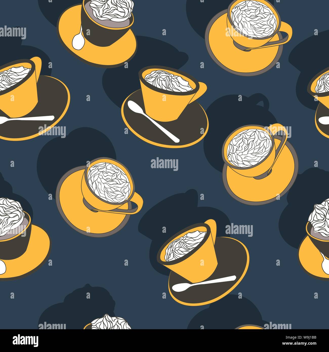 Continuous paper cream Stock Vector Images - Alamy