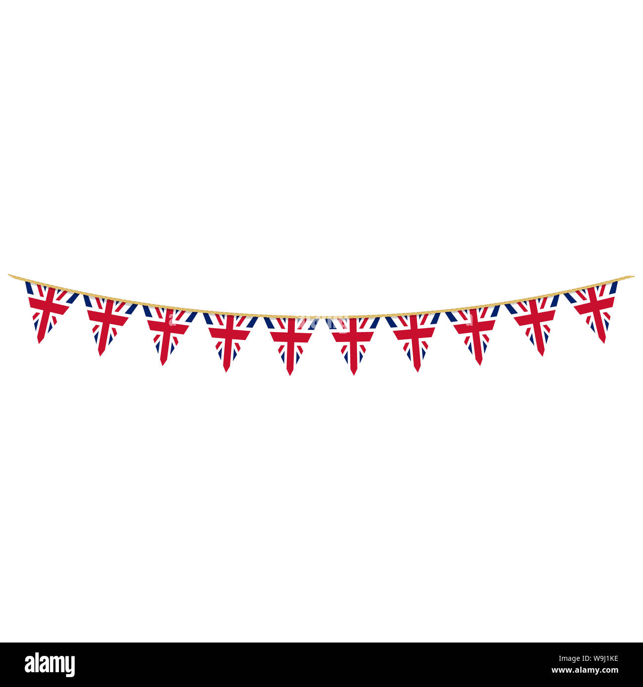 Banner union jack flags Cut Out Stock Images & Pictures - Alamy