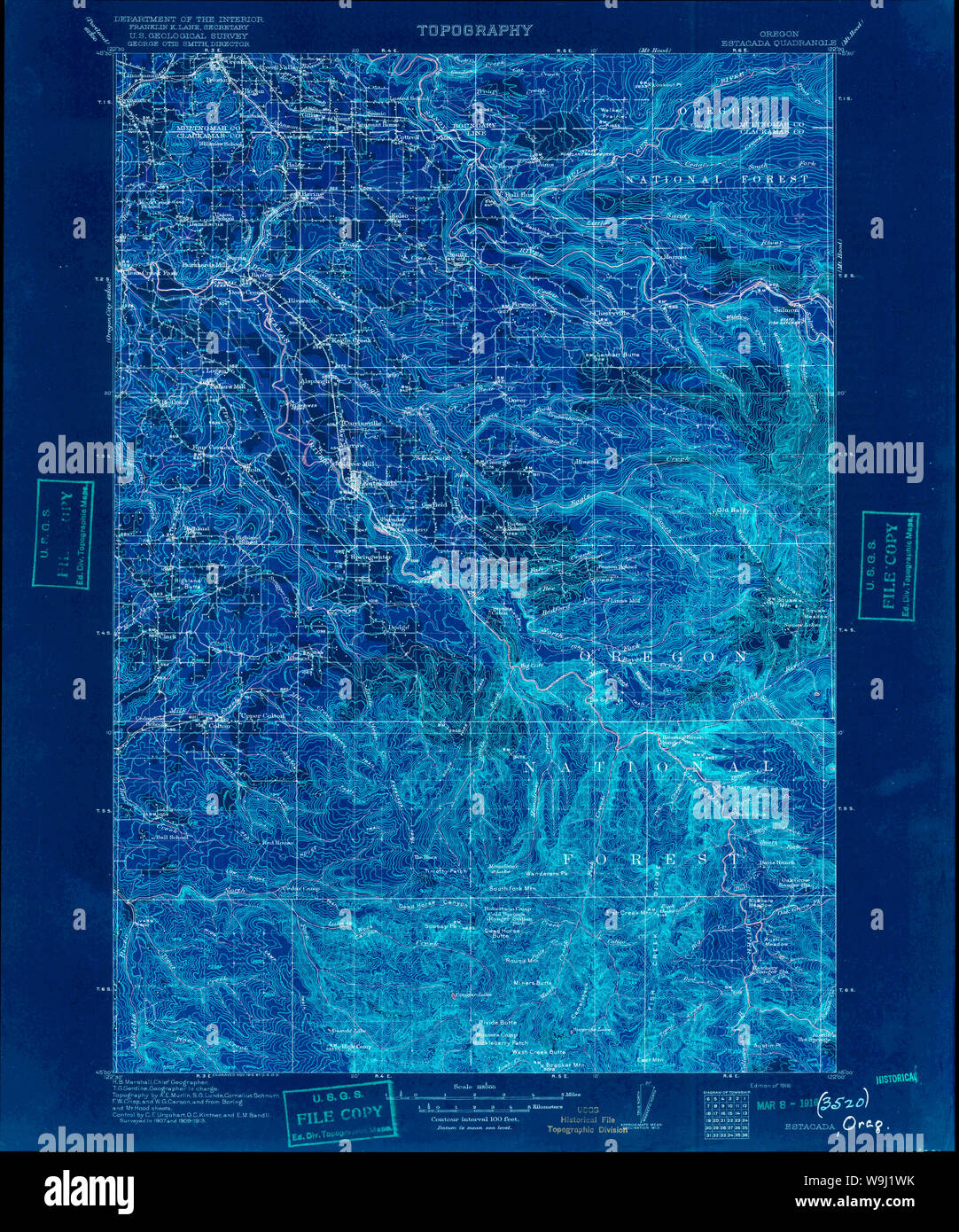 Map of estacada oregon hi-res stock photography and images - Alamy