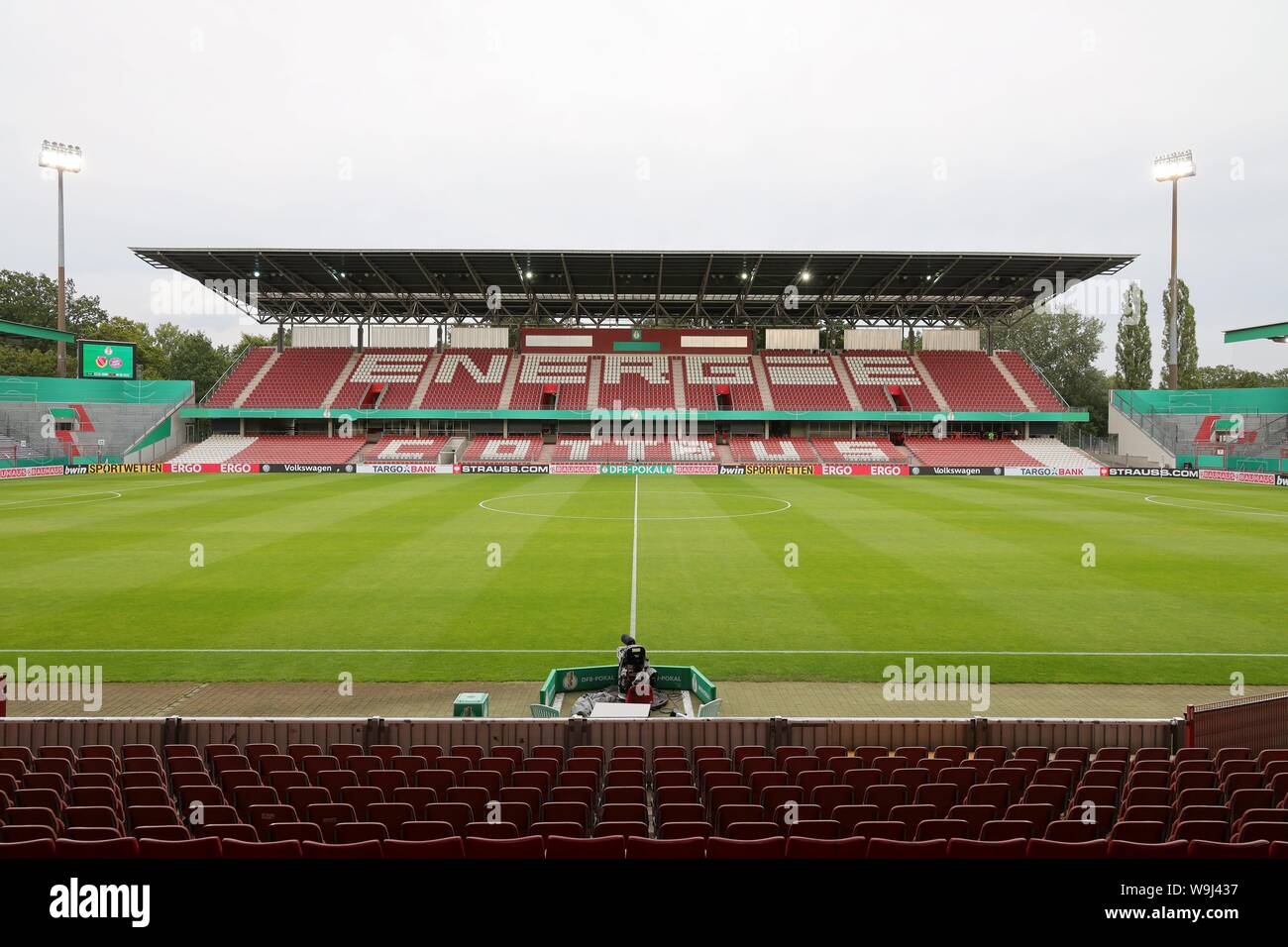 Cottbus, Deutschland. 12th Aug, 2019. firo: 12.08.2019, Football, DFB ...