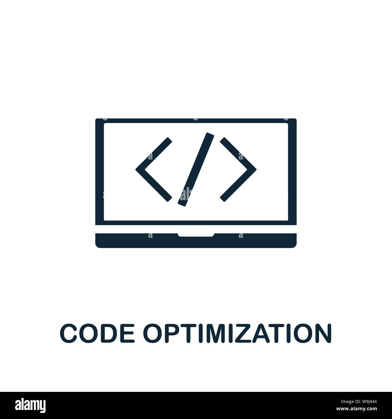 Html programming code icon vector hi-res stock photography and images ...