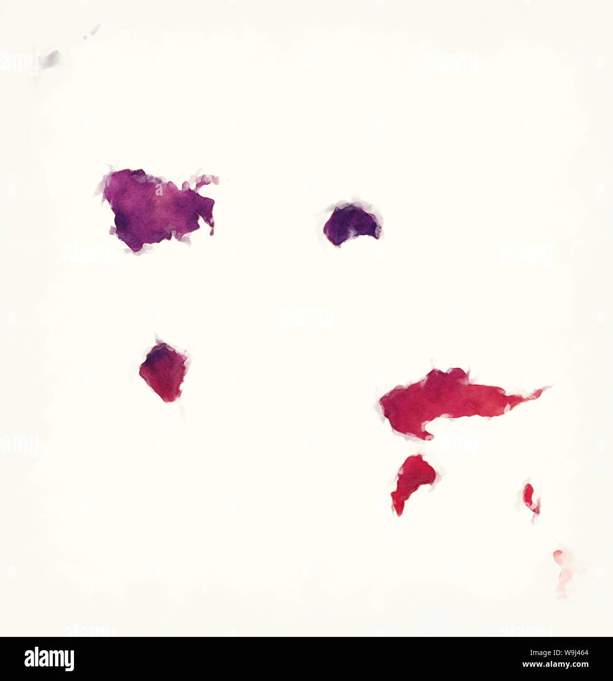 Map of marquesas islands hi-res stock photography and images - Alamy