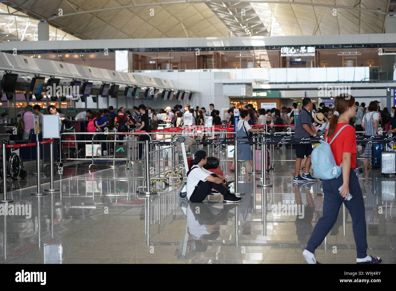 Hong Kong, China; Aug 14 2019: Anti-extradition bill protest in the ...