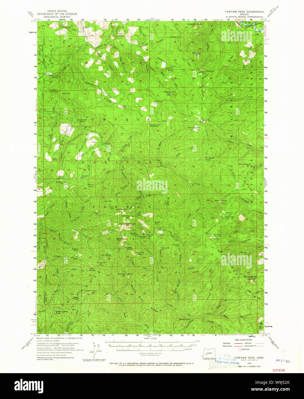 Map of fairview hi-res stock photography and images - Alamy