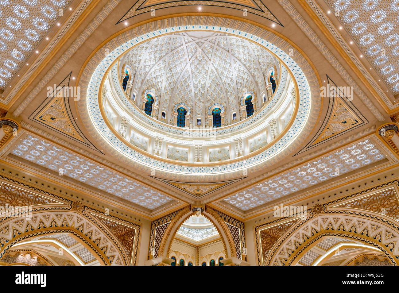 Qasr Al Watan presidential palace of the United Arab Emirates in ...
