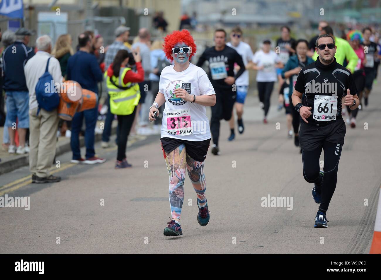 Music Run Brighton 2019 Picture:Terry Applin Stock Photo - Alamy