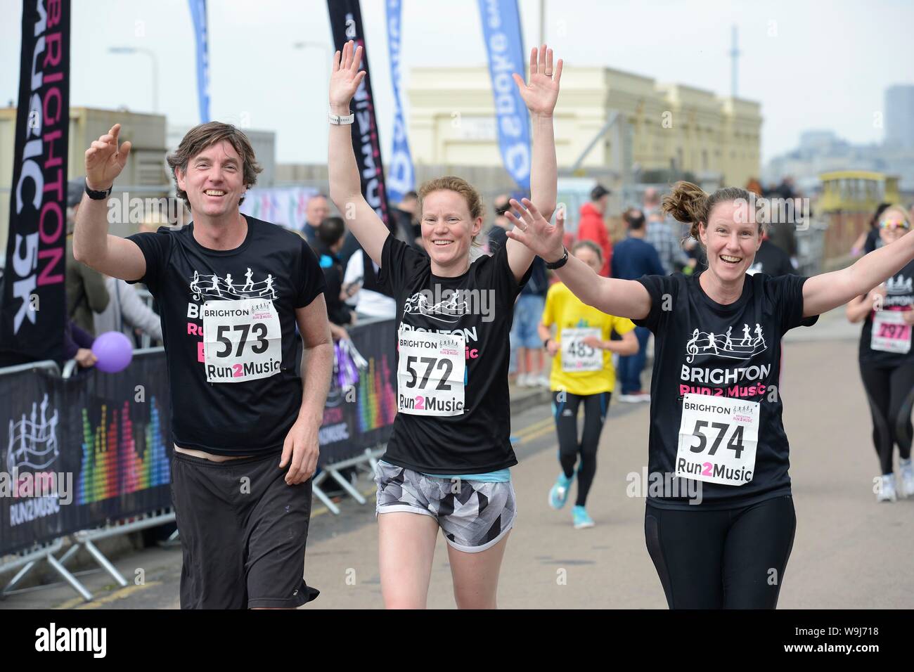 Music Run Brighton 2019 Picture:Terry Applin Stock Photo - Alamy