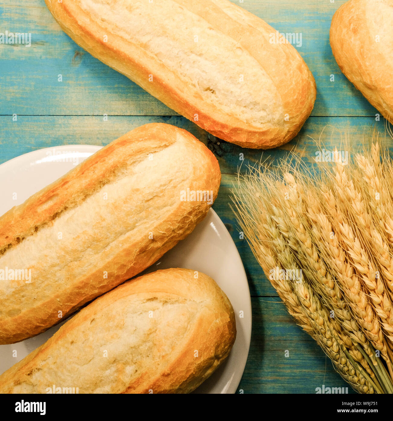 Crusty baps hi-res stock photography and images - Alamy