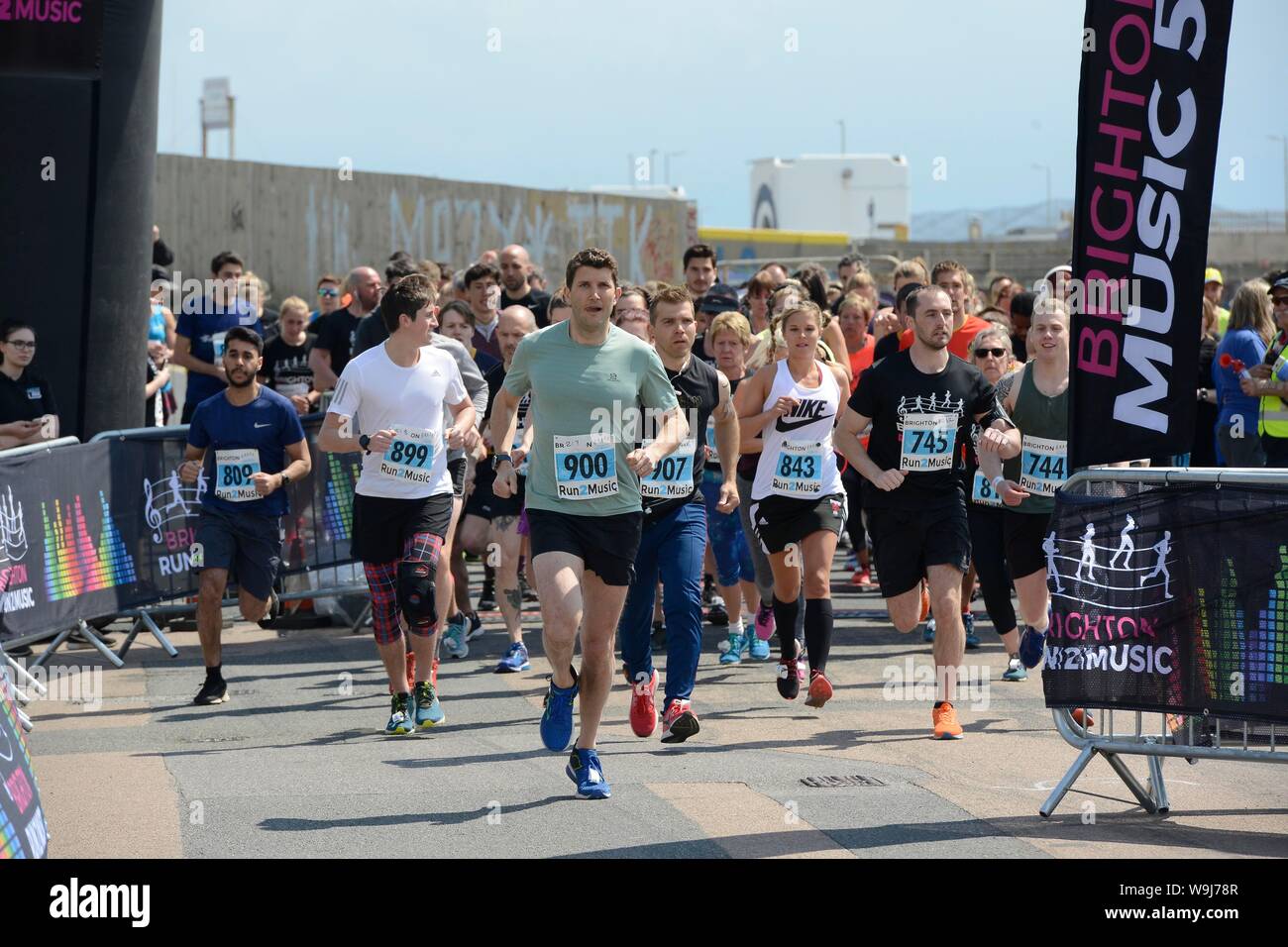 Music Run Brighton 2019 Picture:Terry Applin Stock Photo - Alamy