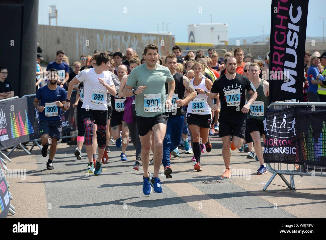 Music Run Brighton 2019 Picture:Terry Applin Stock Photo - Alamy