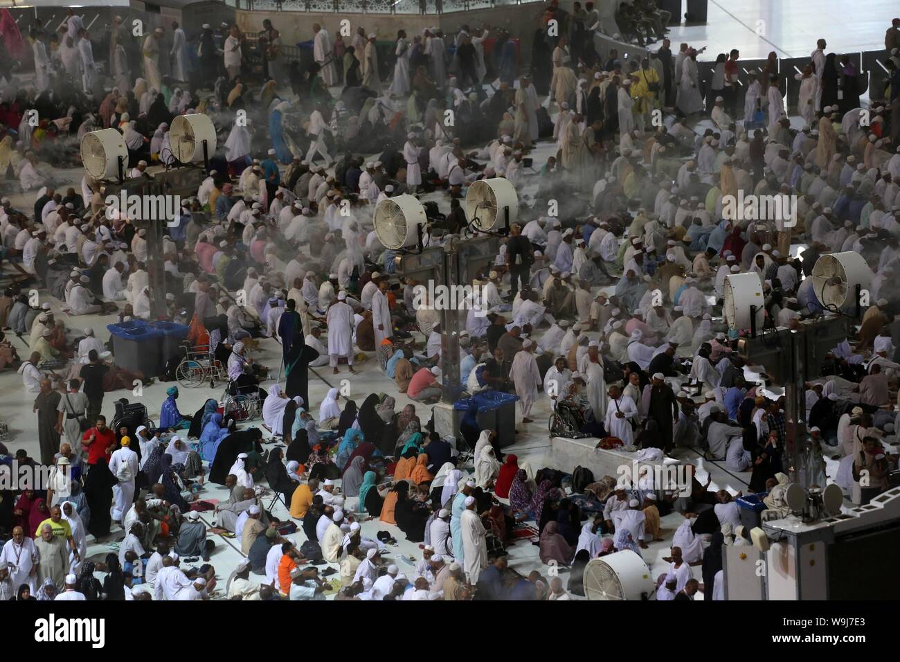 August 13, 2019, Mecca, Mecca, Saudi Arabia: Muslim pilgrims pray ...