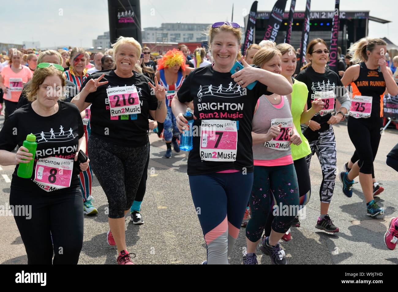 Music Run Brighton 2019 Picture:Terry Applin Stock Photo - Alamy