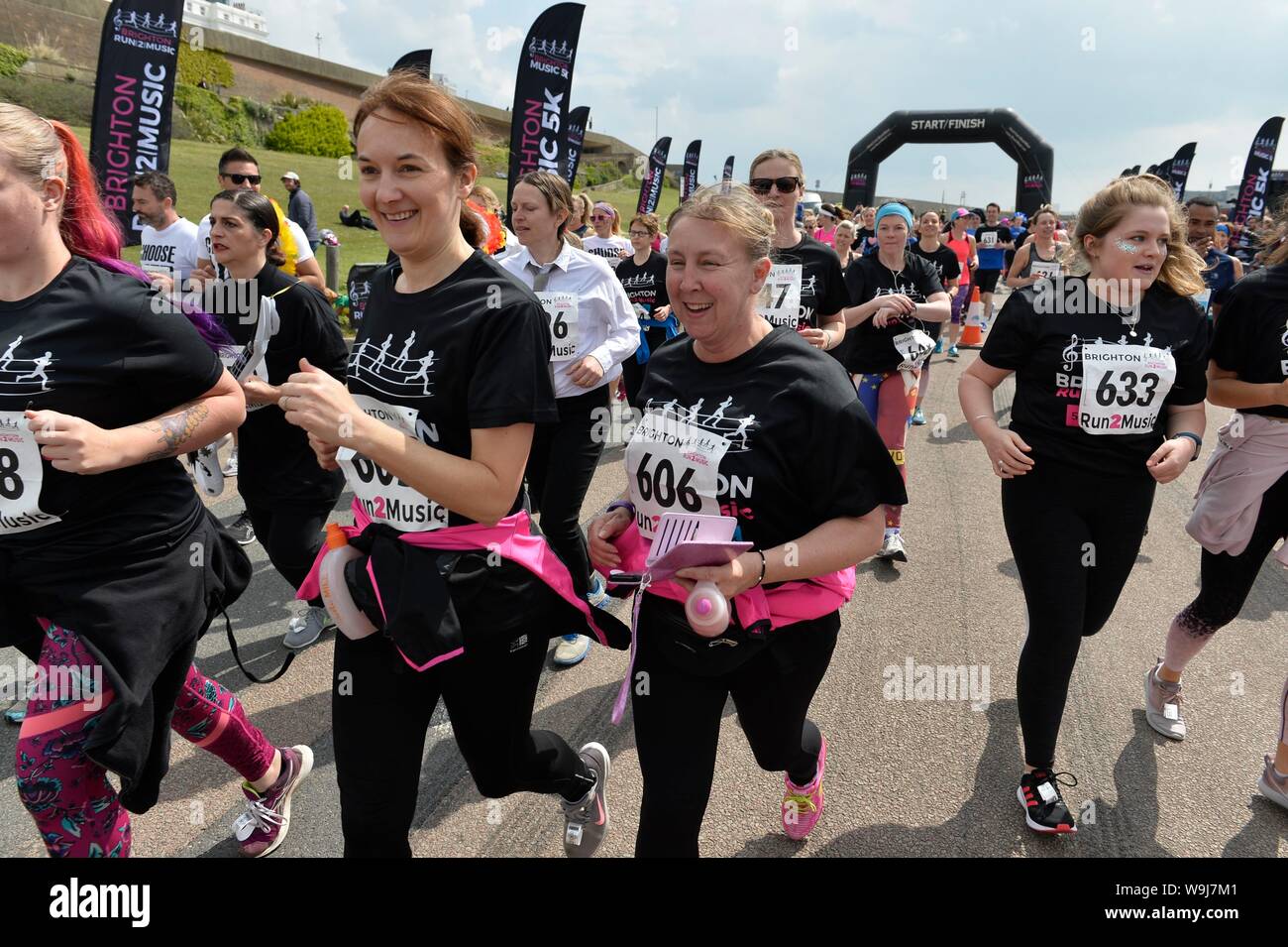 Music Run Brighton 2019 Picture:Terry Applin Stock Photo - Alamy