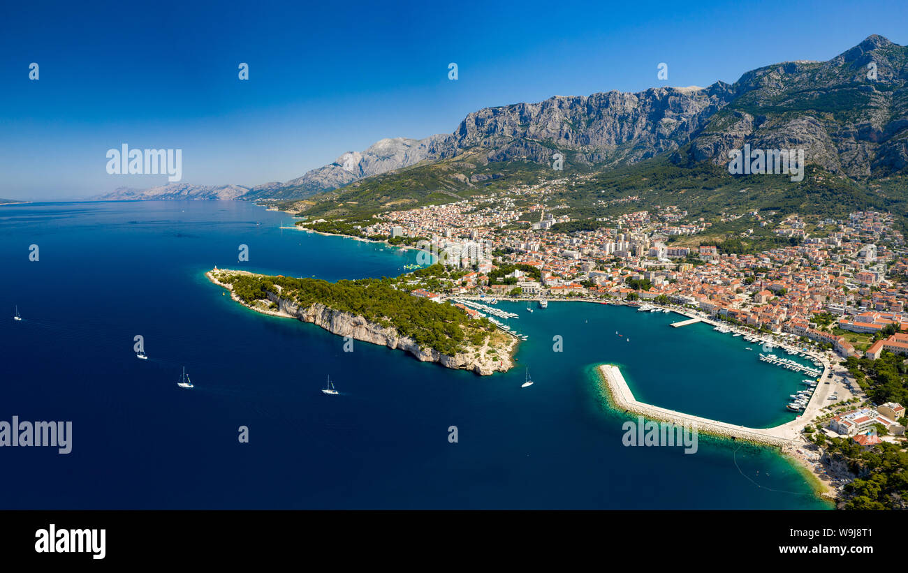 Harbor makarska in croatia hi-res stock photography and images - Alamy