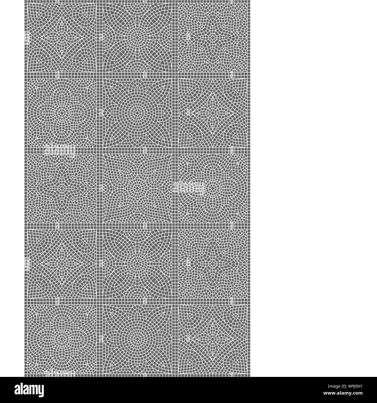 Ancient mosaic ceramic tile pattern Stock Vector Image & Art - Alamy