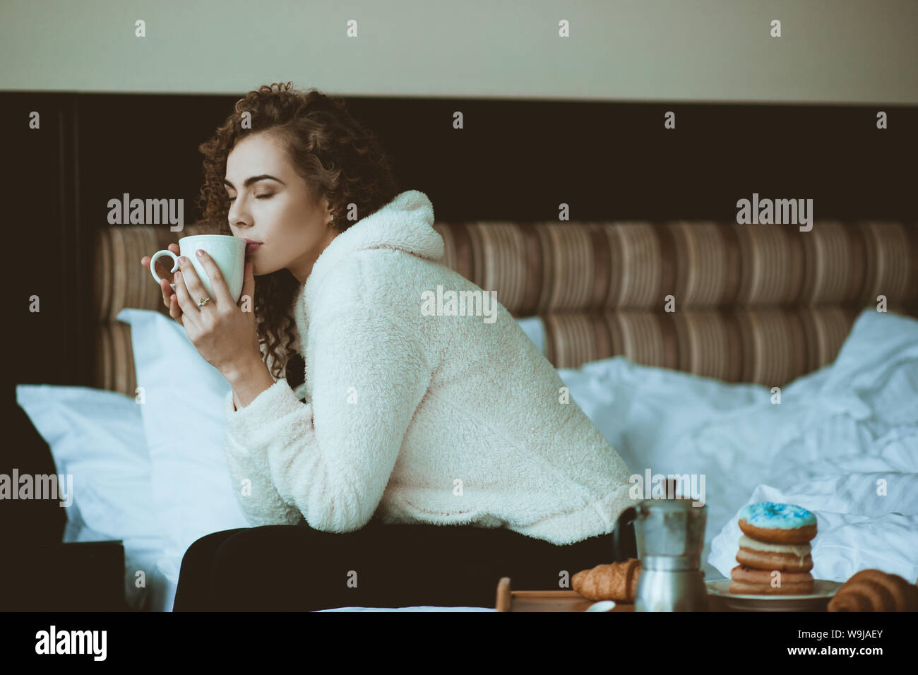 Girl bedtime drink hi-res stock photography and images - Alamy