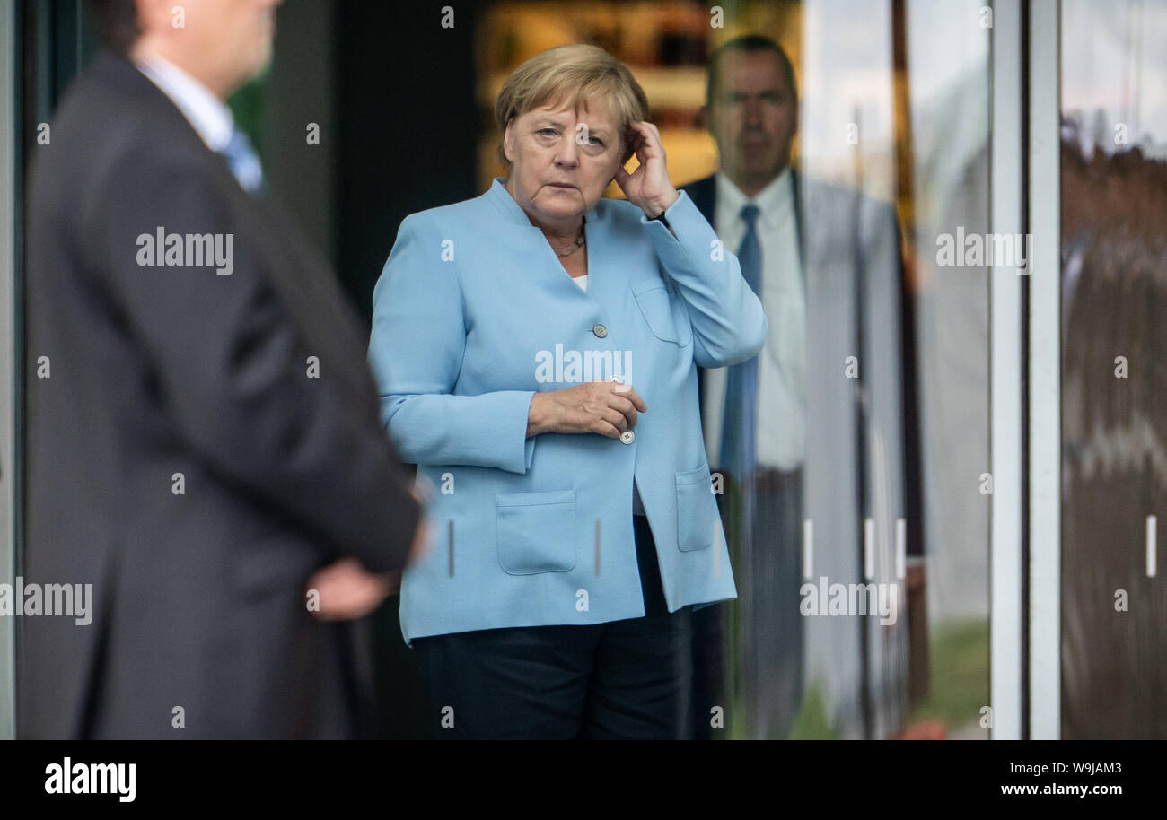 Berlin, Germany. 14th Aug, 2019. Chancellor Angela Merkel (CDU) is ...