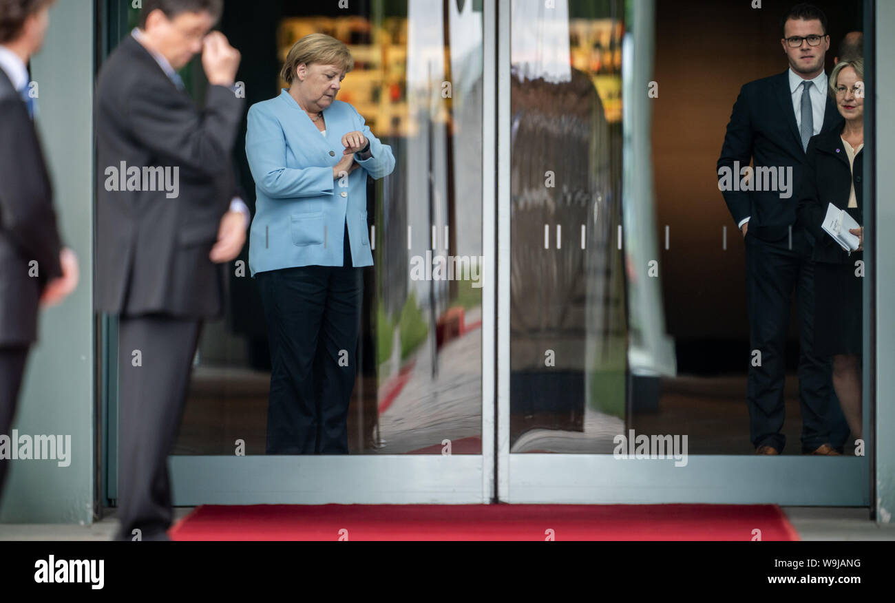 Berlin, Germany. 14th Aug, 2019. Chancellor Angela Merkel (CDU) is ...