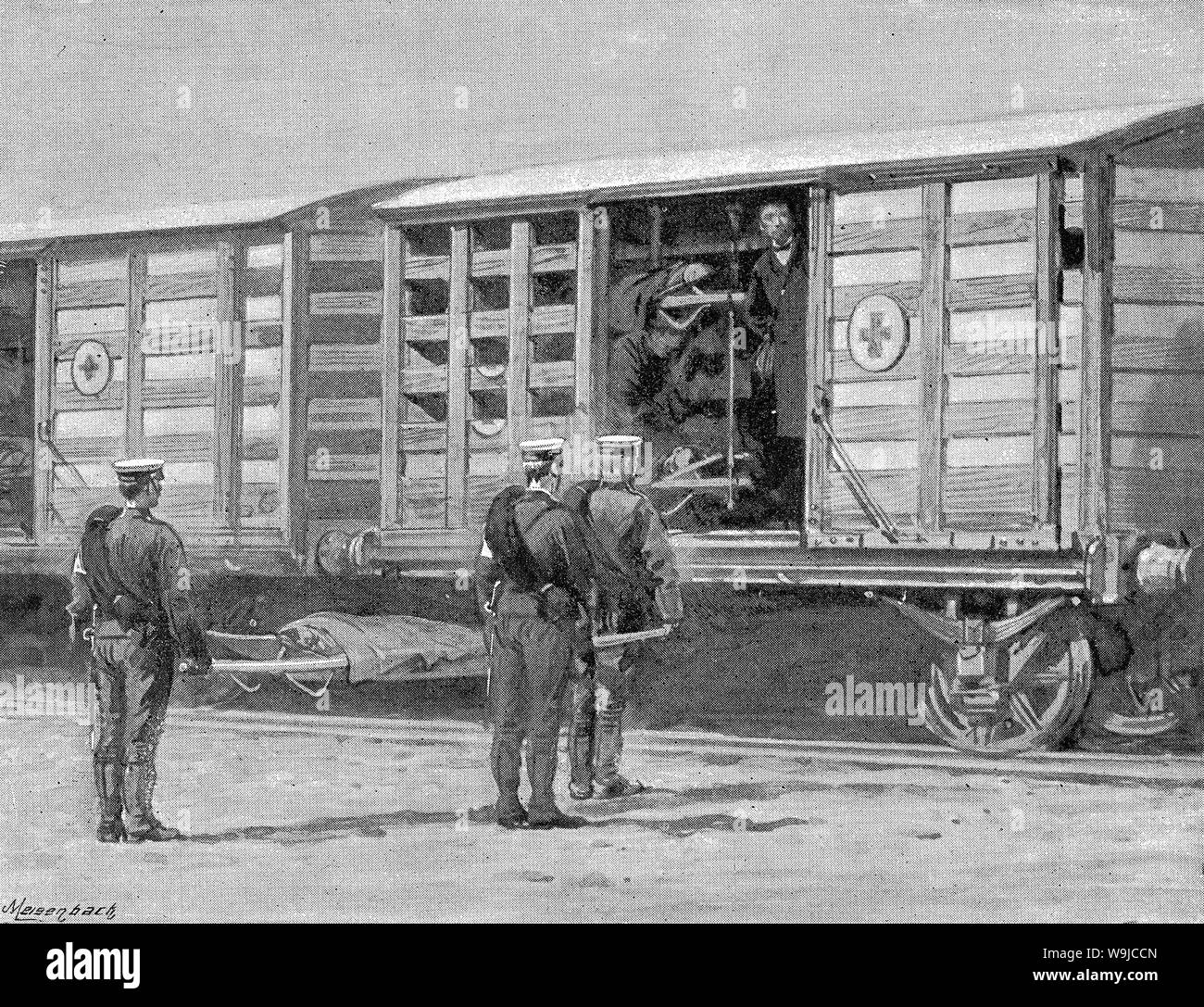 War red cross japan 1895 hi-res stock photography and images - Alamy