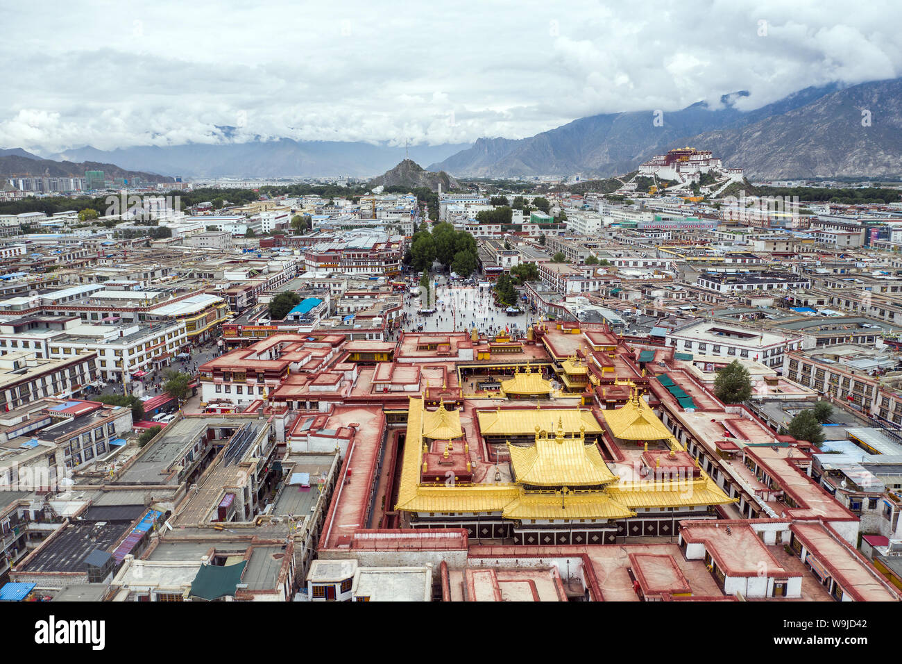 Jokhang temple in lhasa aerial hi-res stock photography and images - Alamy