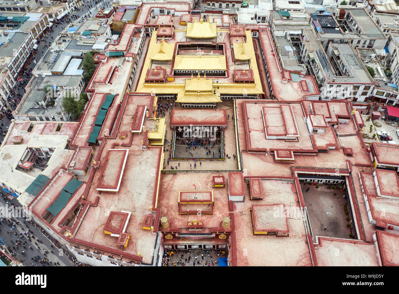 Jokhang temple in lhasa aerial hi-res stock photography and images - Alamy