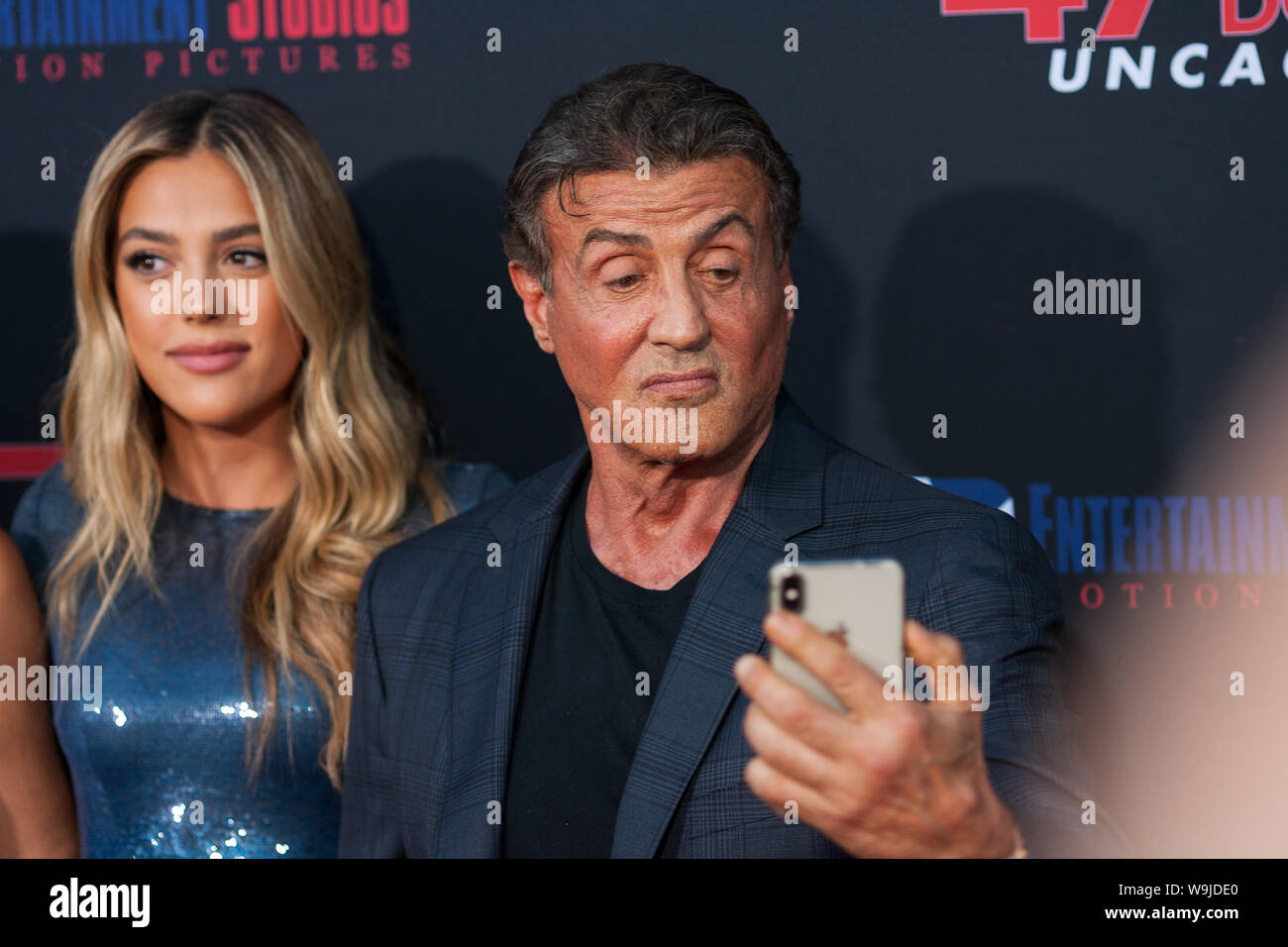 Los Angeles Ca 13th Aug 2019 Sistine Rose Stallone Sylvester