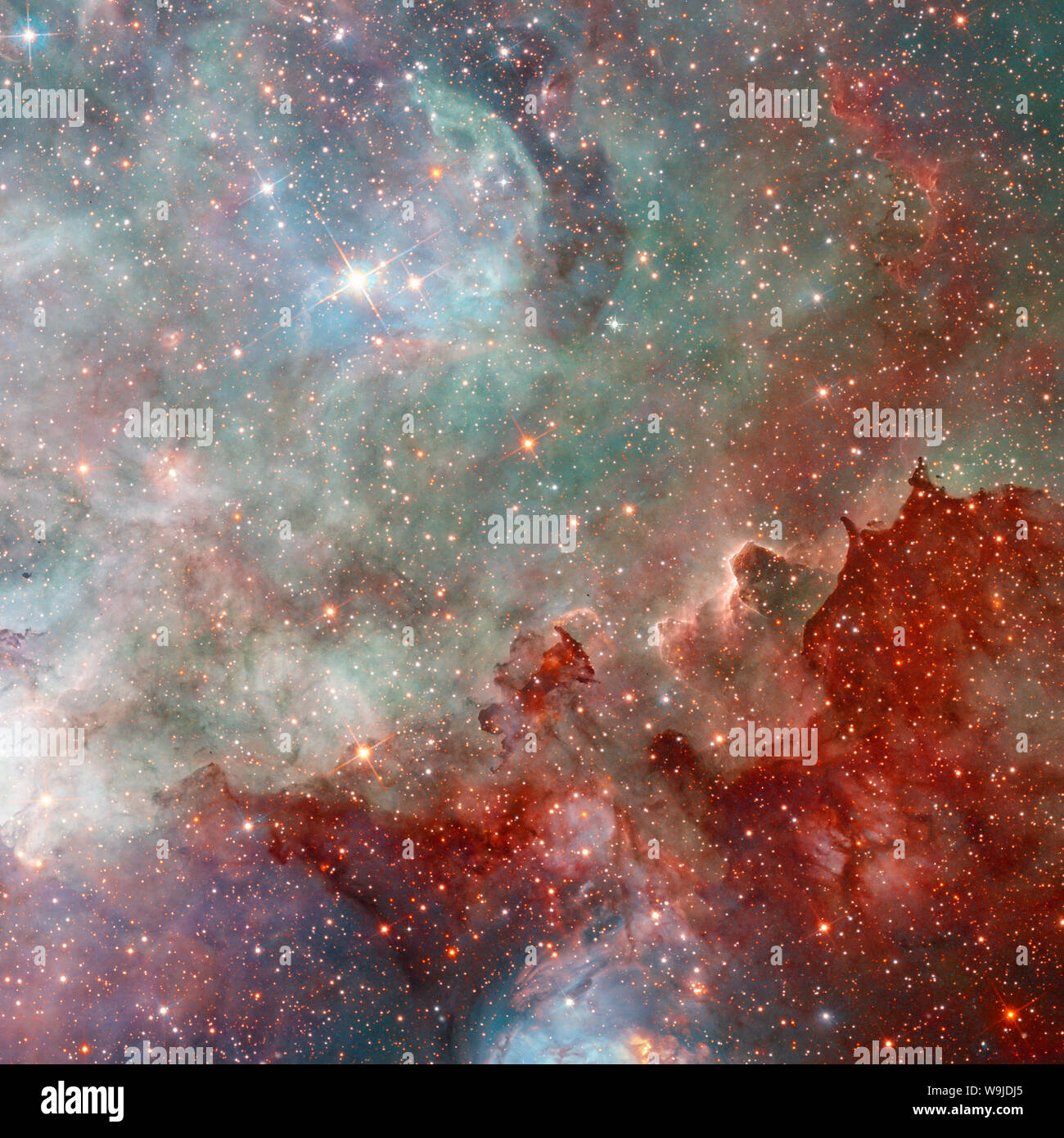 Nebula an interstellar cloud of stars dust. Deep space image. Elements ...