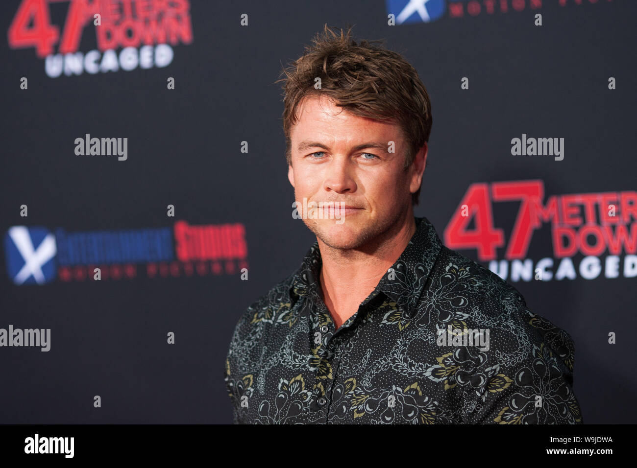 Los Angeles, CA. 13th Aug, 2019. Luke Hemsworth attends the 47 Meters ...