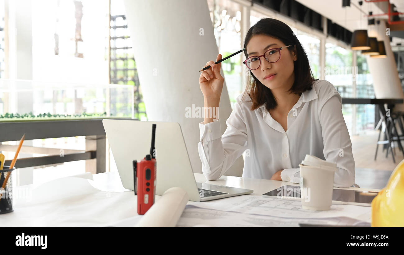 Indian woman portrait engineer hi-res stock photography and images - Alamy