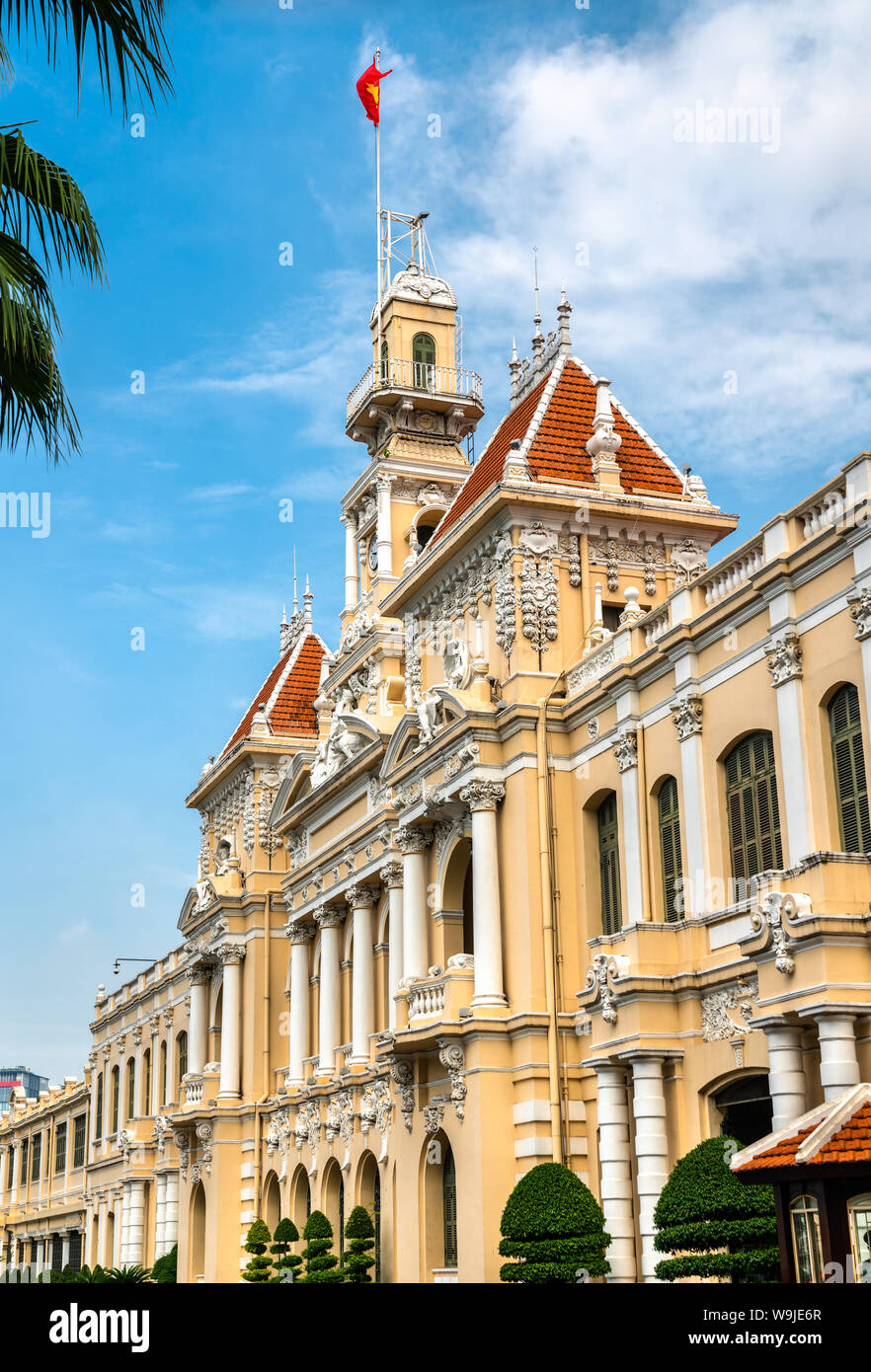 French Colonial Architecture In Vietnam High Resolution Stock ...