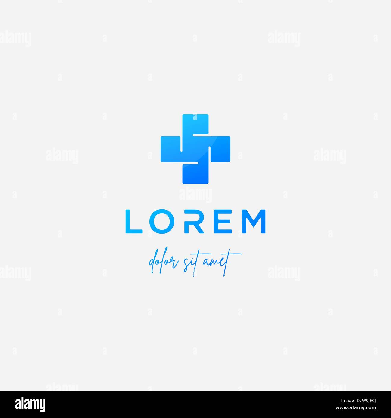 cross medical logo design vector illustration Stock Vector Image & Art ...