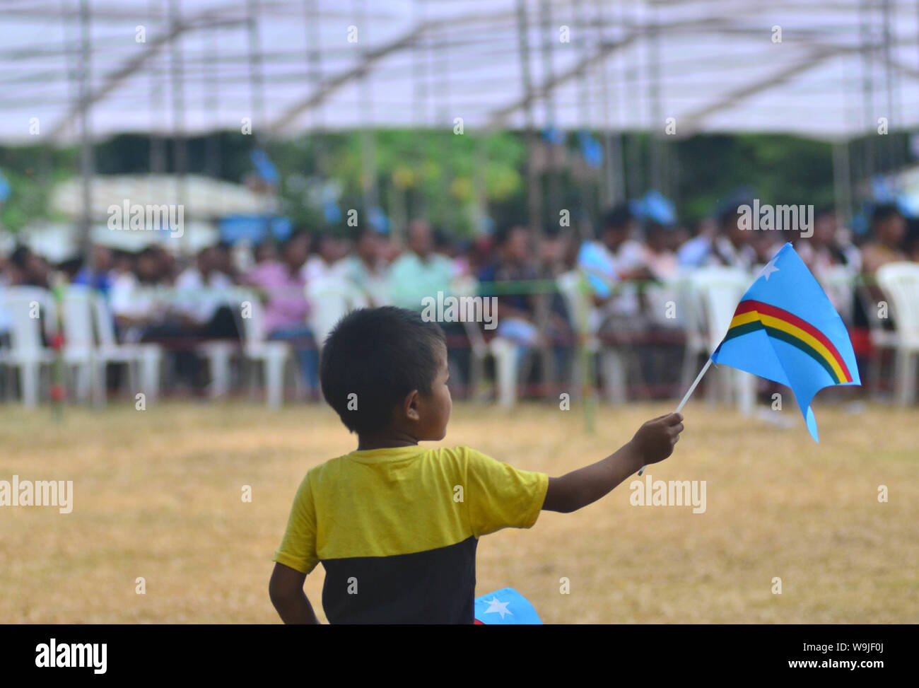 Nagaland flag hi-res stock photography and images - Alamy