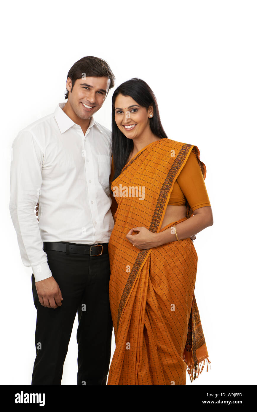 Indian middle class couple hi-res stock photography and images - Alamy