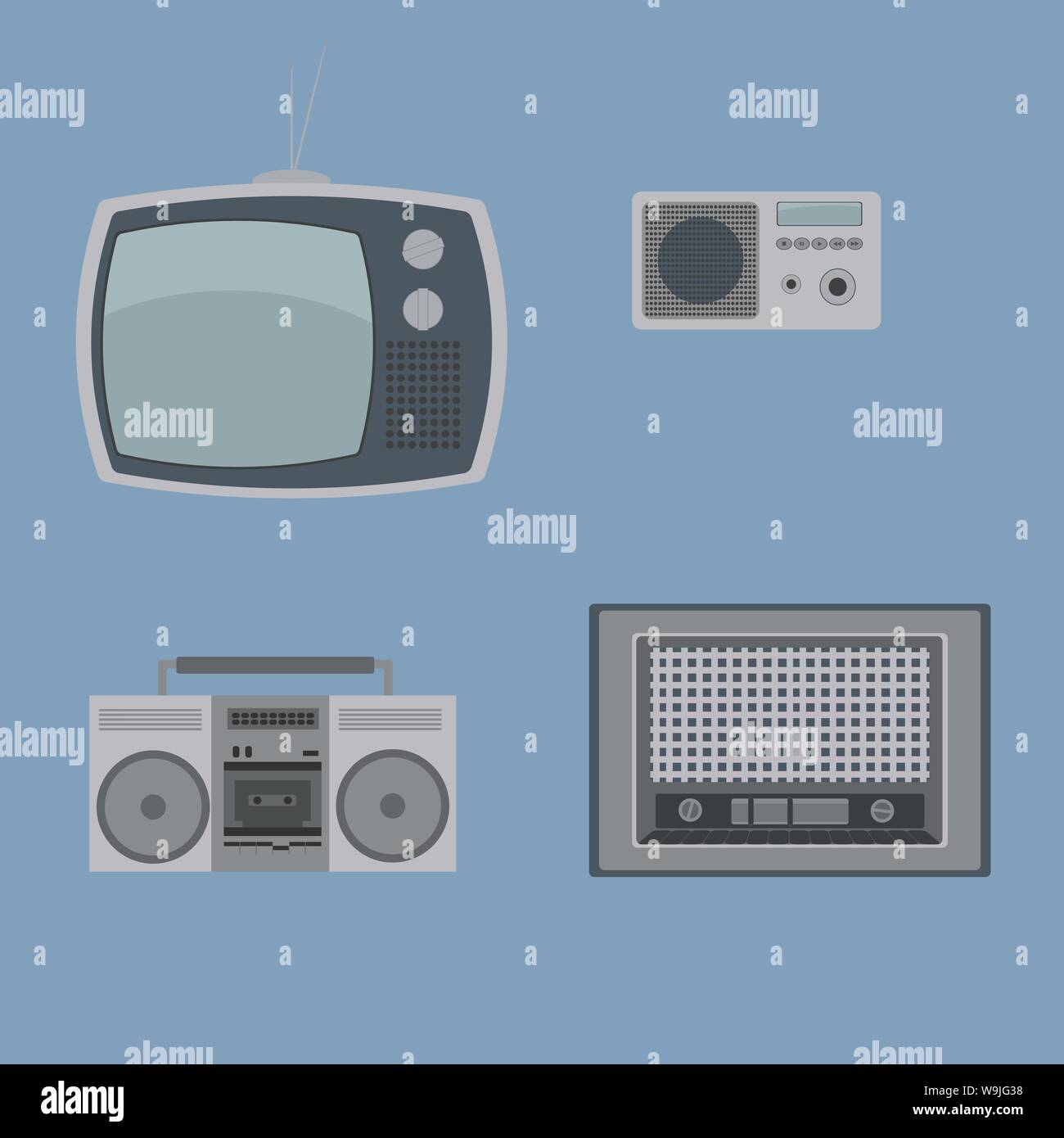 Tv Set Collection High Resolution Stock Photography and Images - Alamy