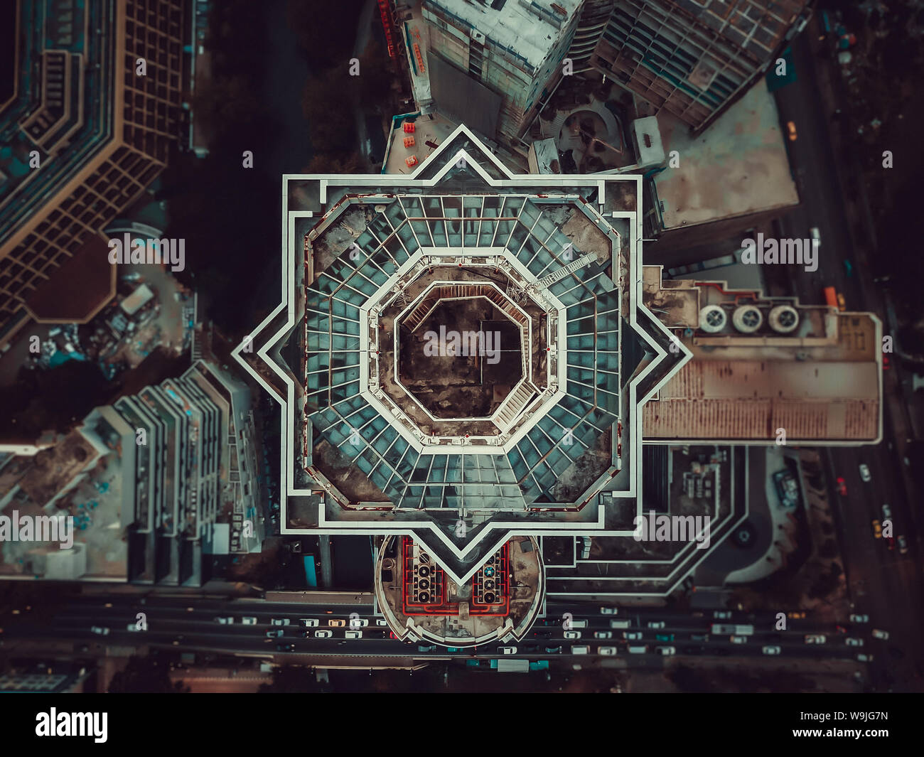 Ploenchit view from above in Bangkok in Thailand Stock Photo - Alamy