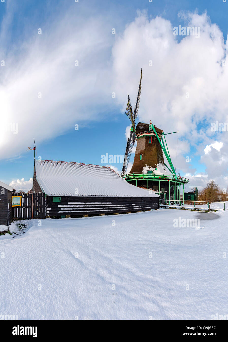 Oil mill called De Bonte Hen, Zaandam, Noord-Holland, , Netherlands ...