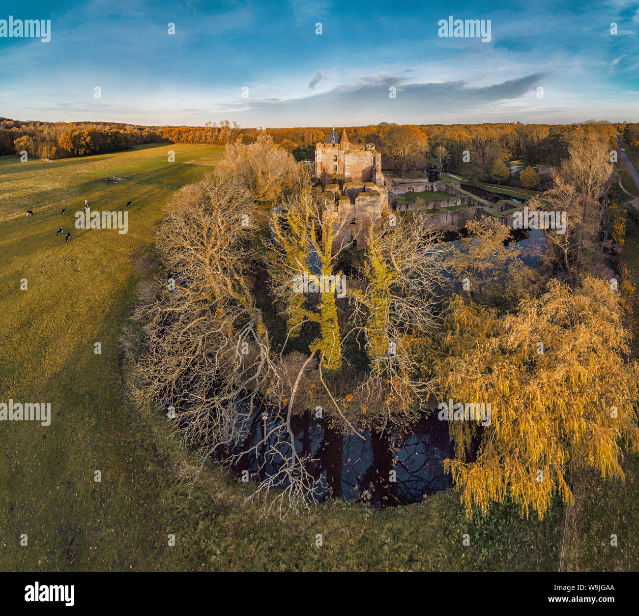 Ruins of Brederode castle, Santpoort, Noord-Holland, , Netherlands ...
