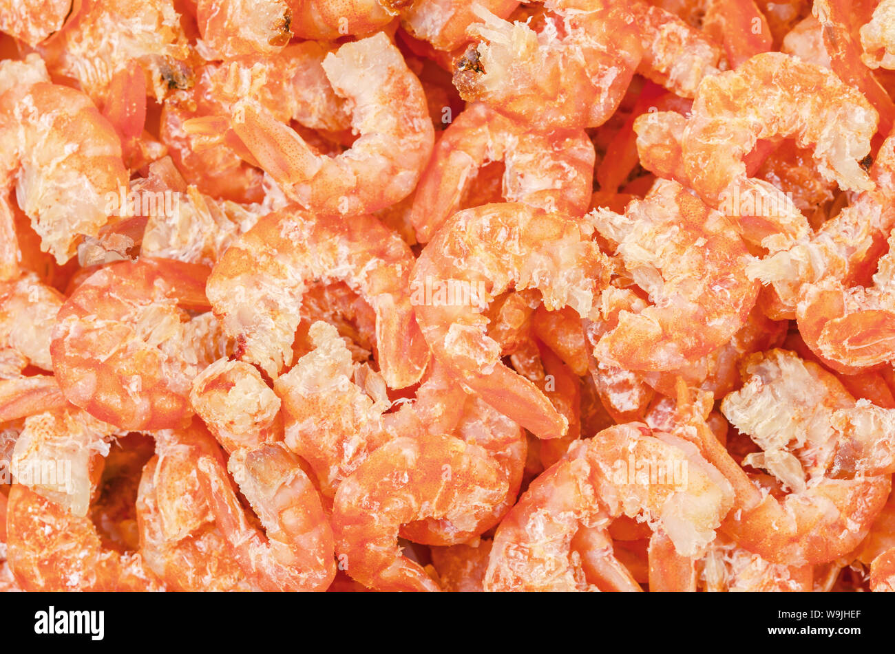 Dried salted prawn texture, Asian food ingredient Stock Photo - Alamy