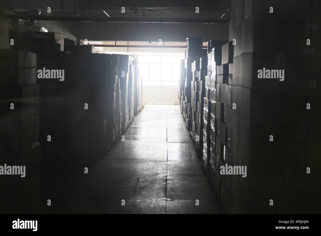 Old Industrial Factory Interior, Hong Kong Stock Photo - Alamy