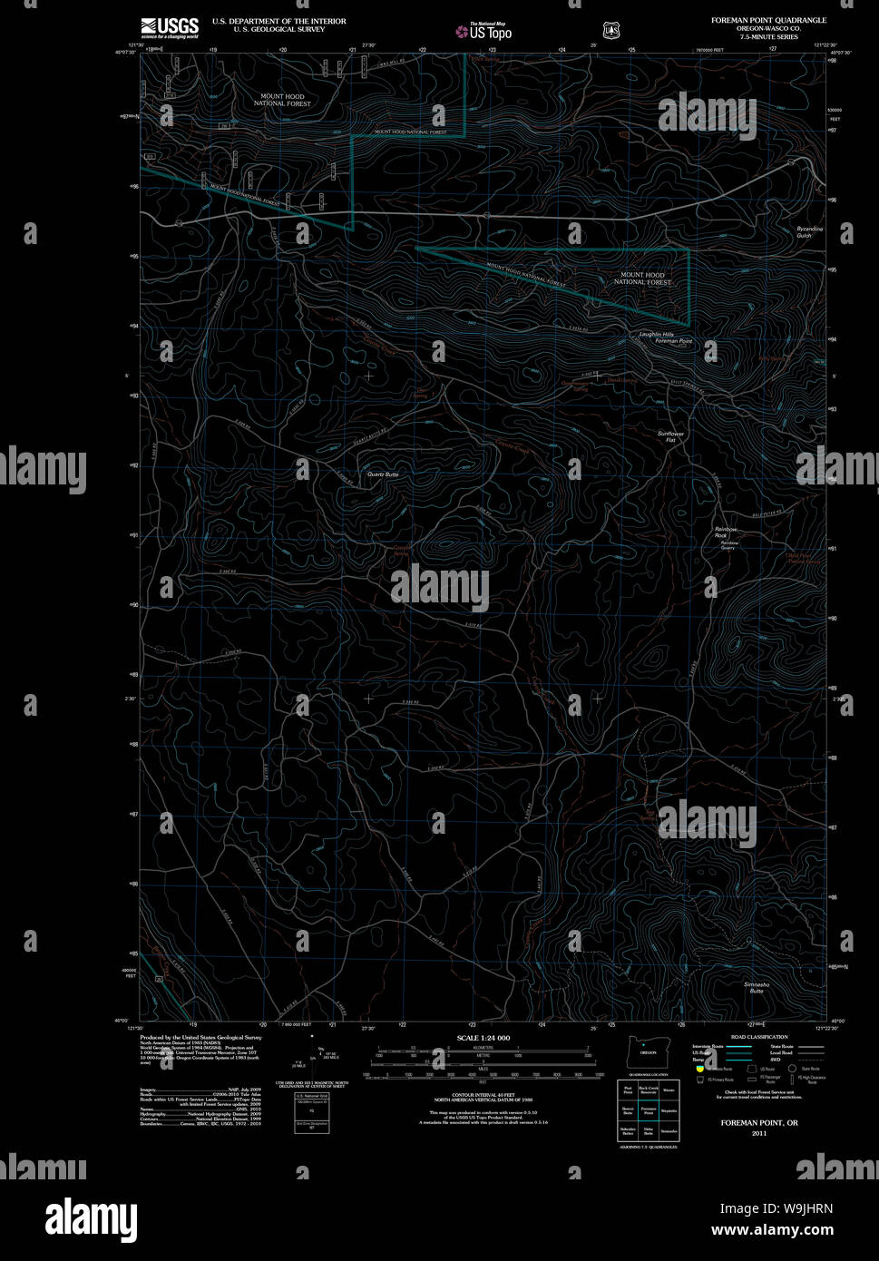 Map of foreman hi-res stock photography and images - Alamy