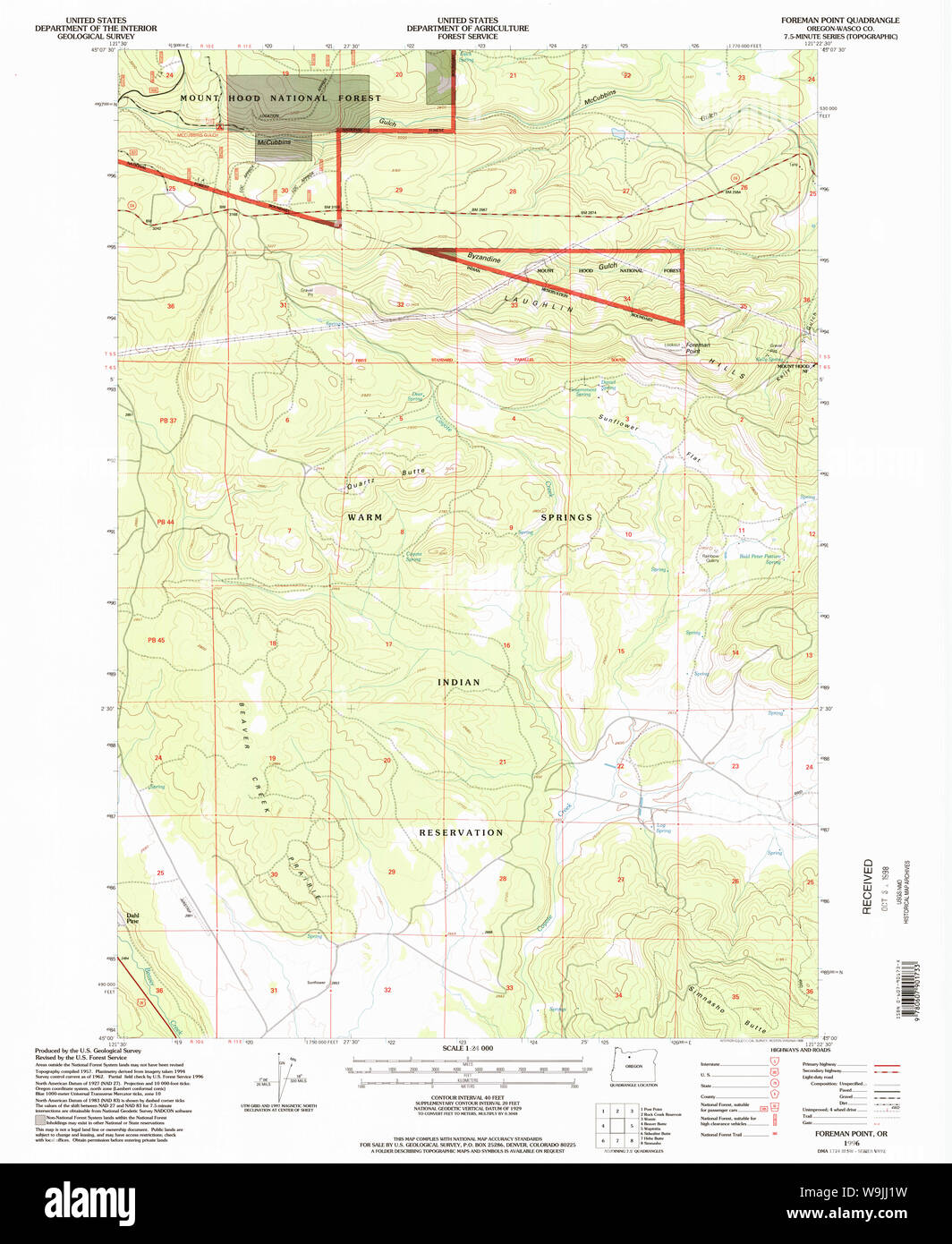 Map of foreman hi-res stock photography and images - Alamy
