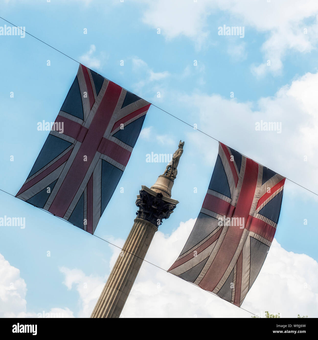 Nelson trafalgar flags hi-res stock photography and images - Alamy