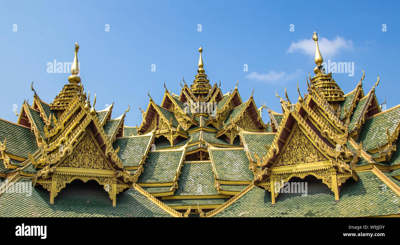 Temples in Ancient City Muang Boran in Bangkok Thailand Stock Photo - Alamy