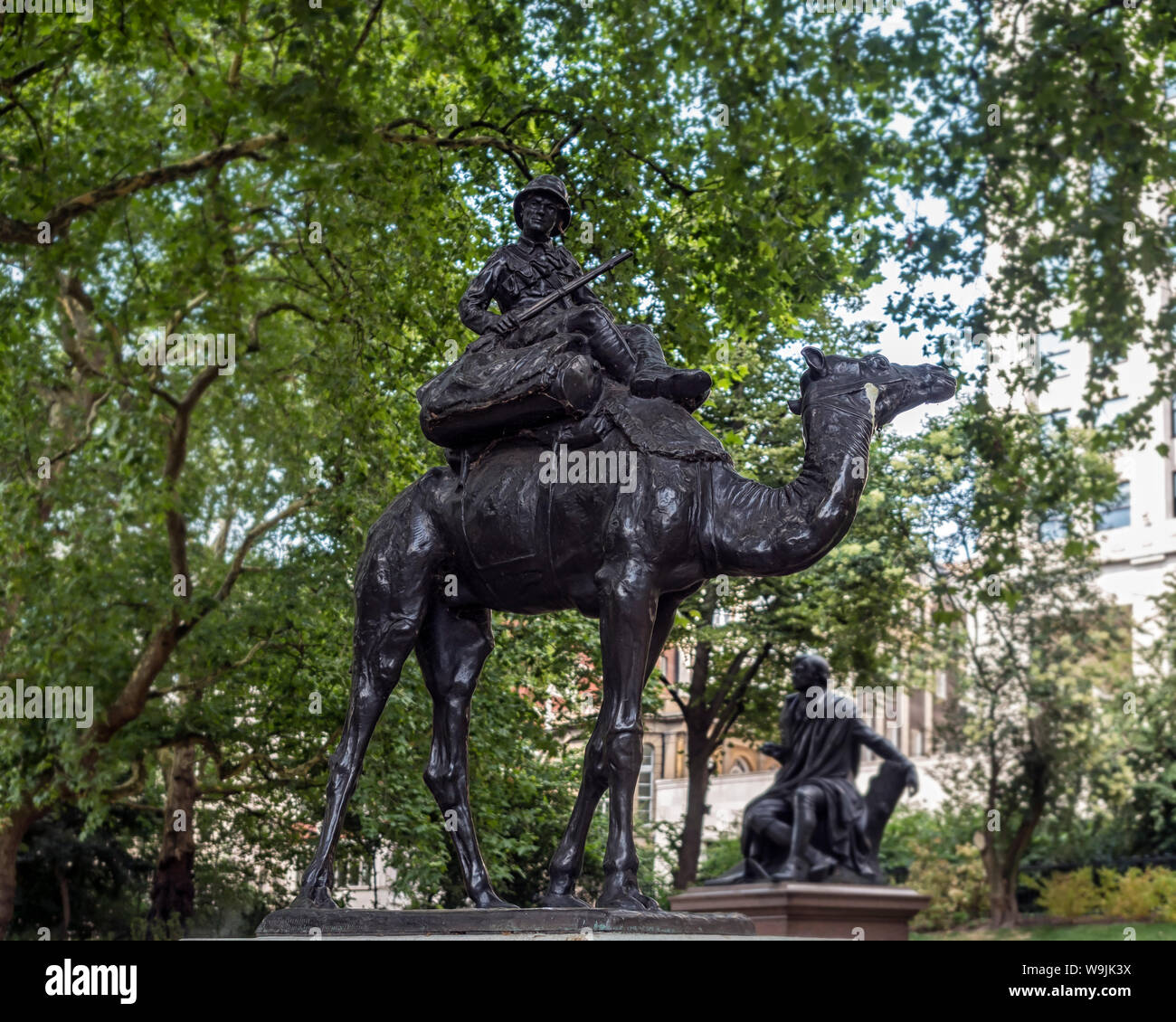 LONDON, UK - JULY 21, 2018: The Imperial Camel Corps Memorial in ...