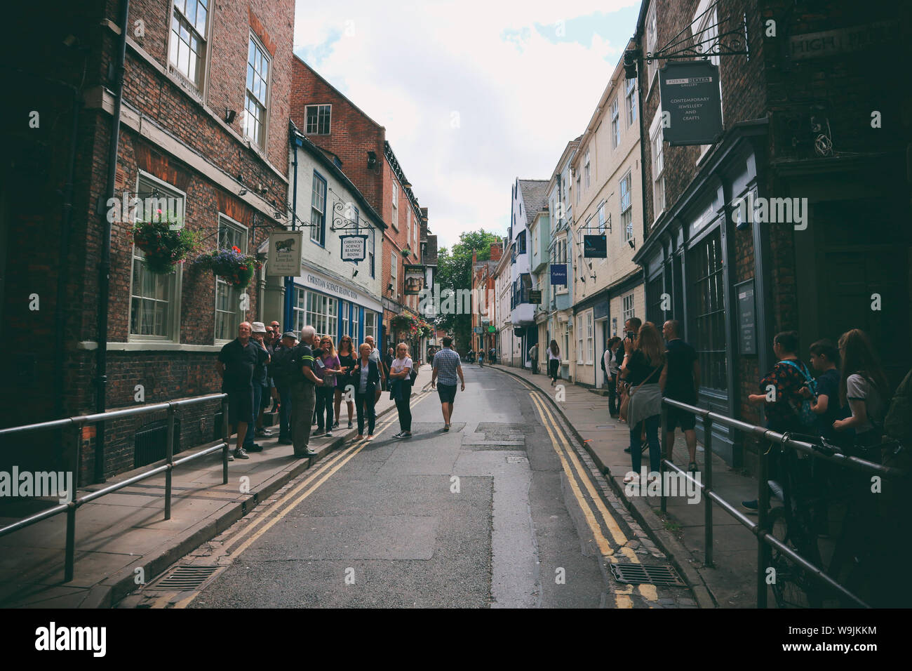 Beautiful high petergate street hi-res stock photography and images - Alamy