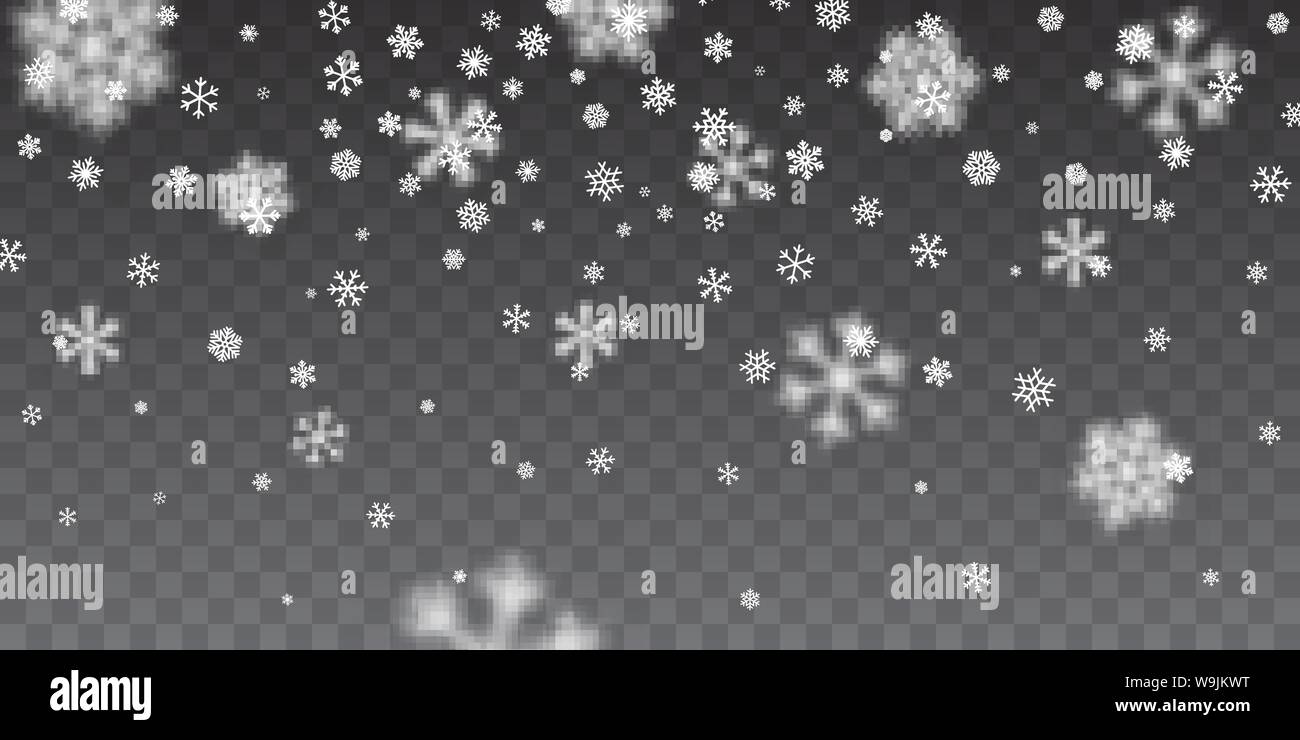Animated Snow Falling Transparent